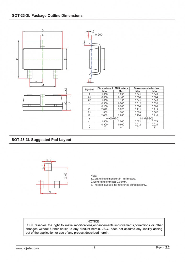 CJK3401AH datasheet page 4