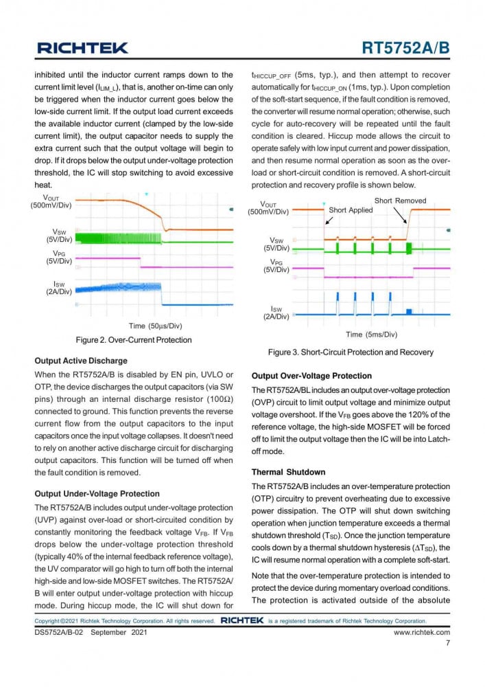 RT5752BHGJ5 datasheet page 7