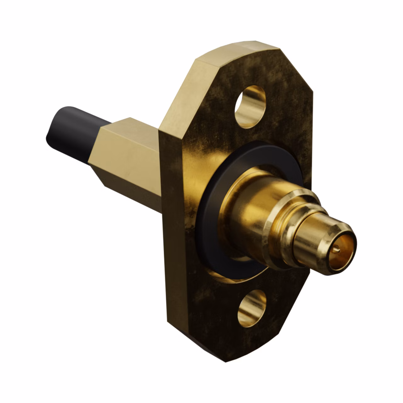 MMCX Plug, Straight, Crimp, RG-174 and RG-316 Cable, Brass Body, Gold (Au) Plated, 50 Ohms for sale