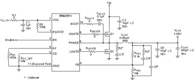 RT8237H - High Efficiency Single Synchronous Buck PWM Controller for sale