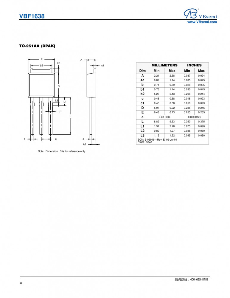 VBF1638 datasheet page 6