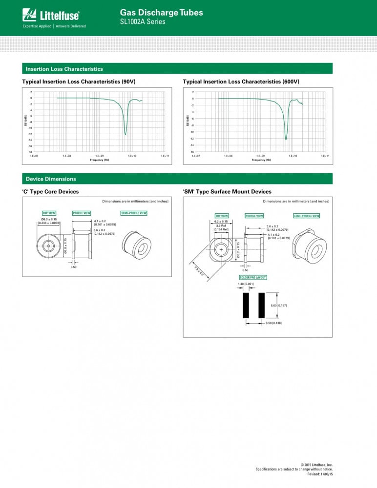 SL1002A090SM datasheet page 3
