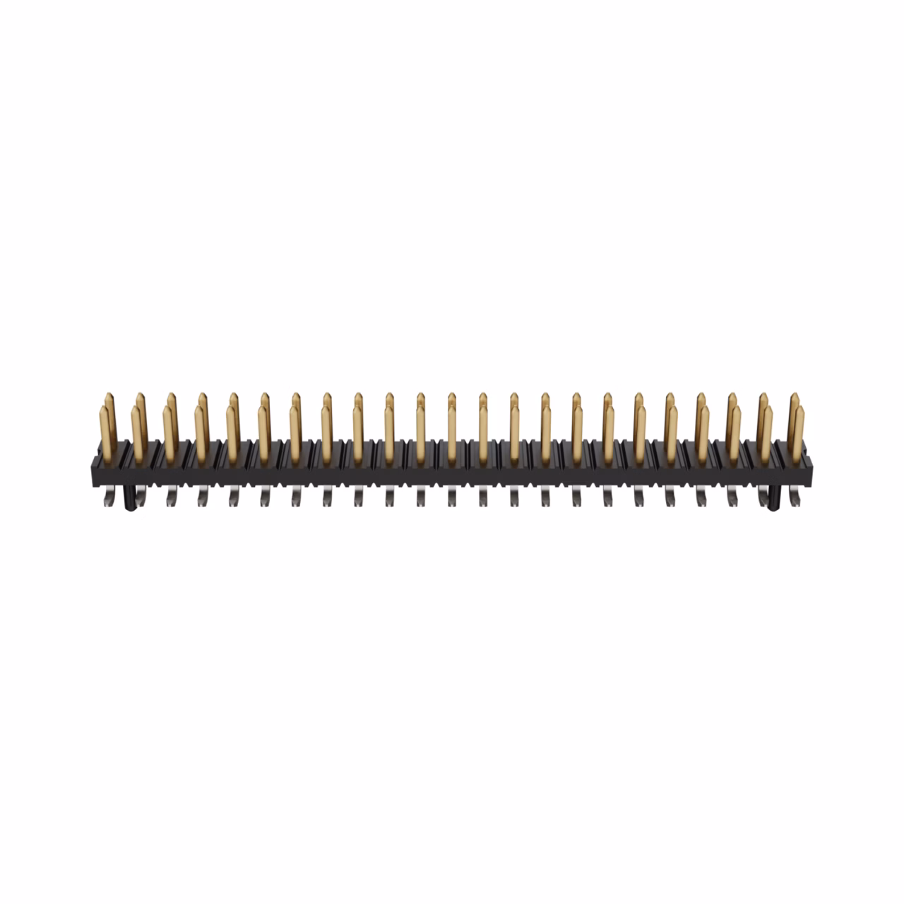 Milli-Grid Header, Vertical, Surface Mount, 46 Circuits, 0.76µm Gold (Au) Plating, Mating Pin Length 3.80mm, with Pegs, Tube, Lead-Free for sale