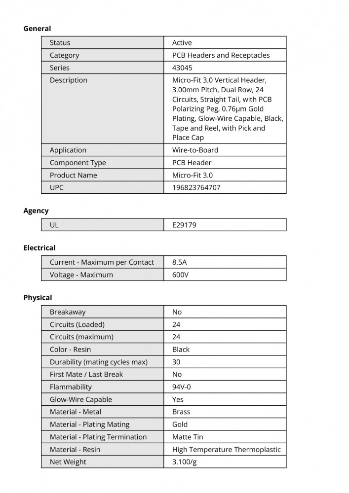 Product document preview, page 2