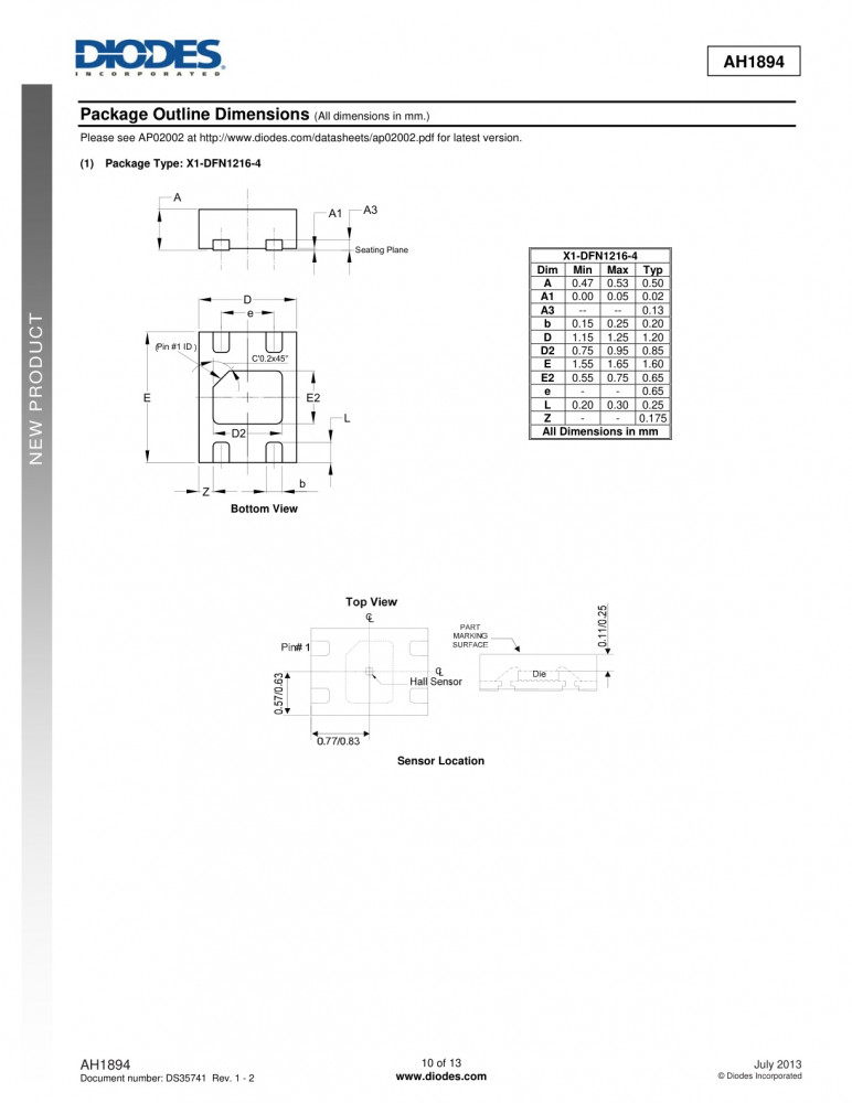 AH1894 datasheet page 10