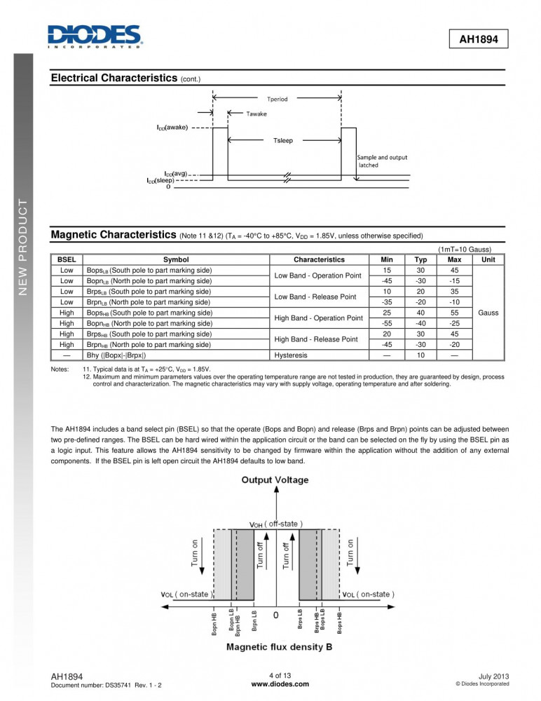 AH1894 datasheet page 4