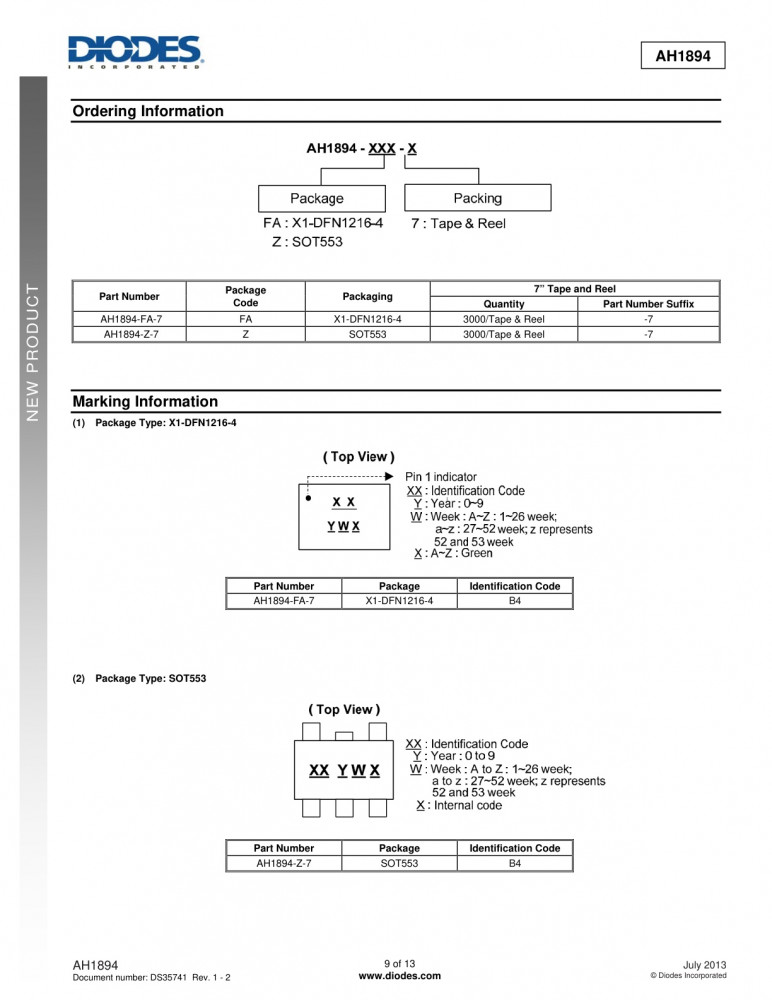 AH1894 datasheet page 9