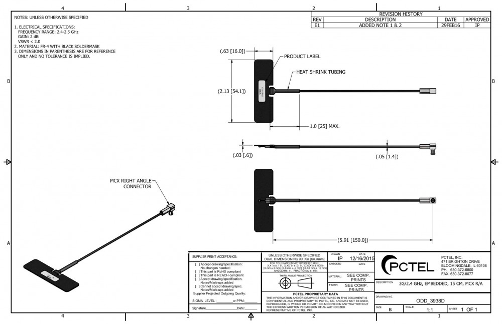 3938D technical drawing preview