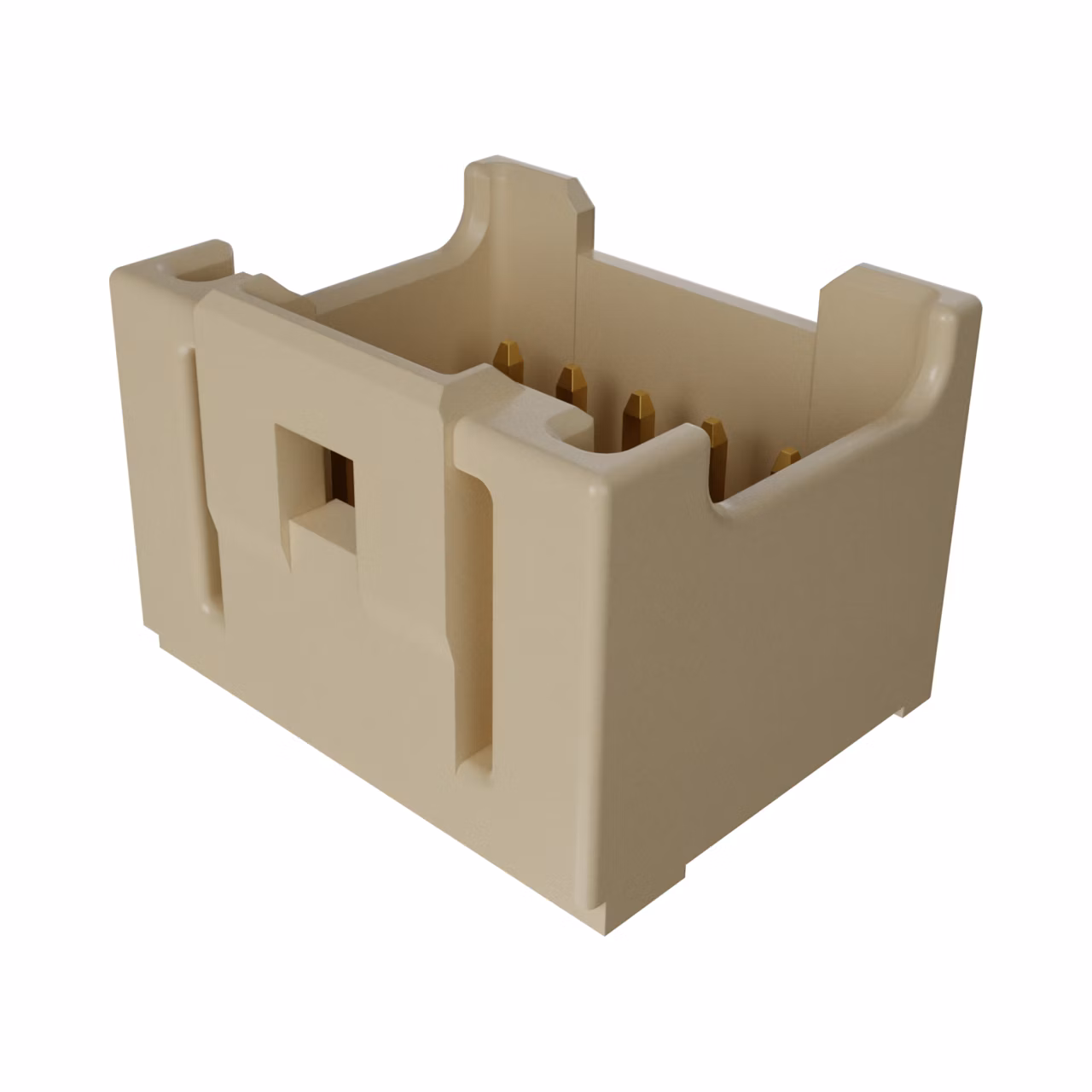 MicroClasp Vertical Header, 2.00mm Pitch, Dual Row, Through Hole, Gold Flash (Au) Plating, 10 Circuits, without PCB Locator for sale