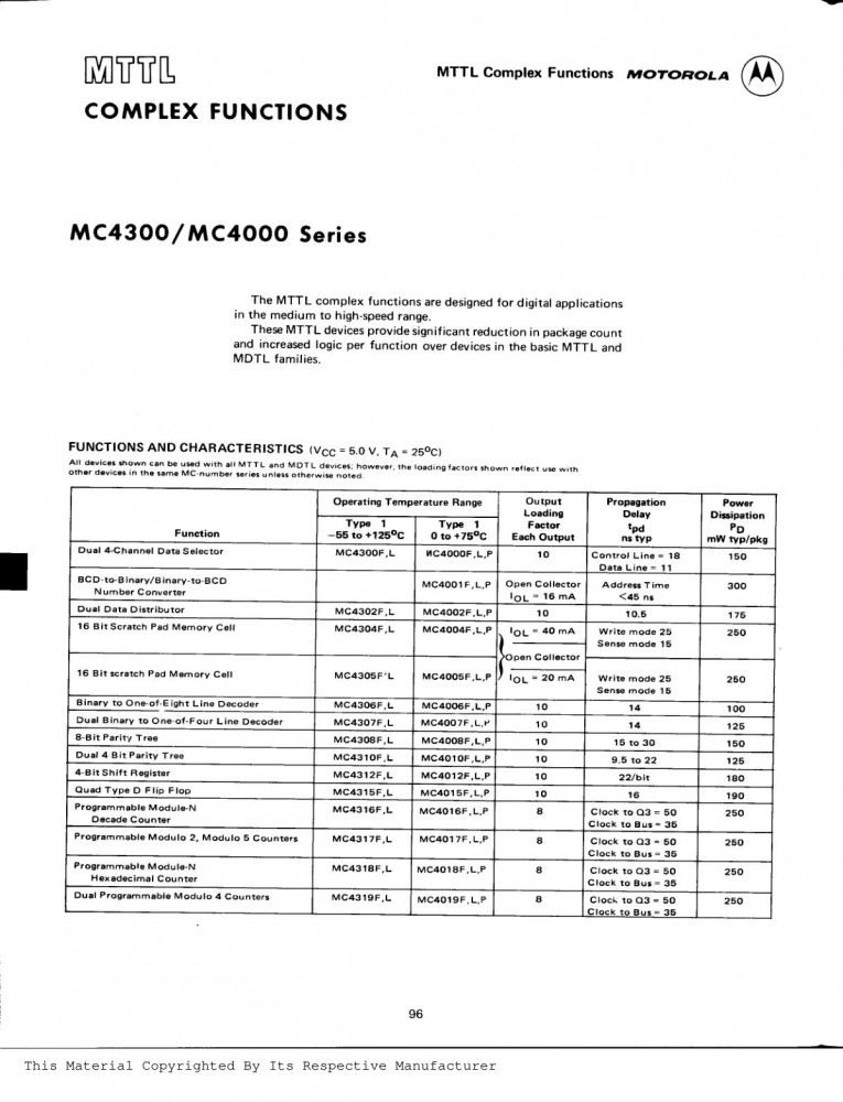 MC4337F technical document page 1