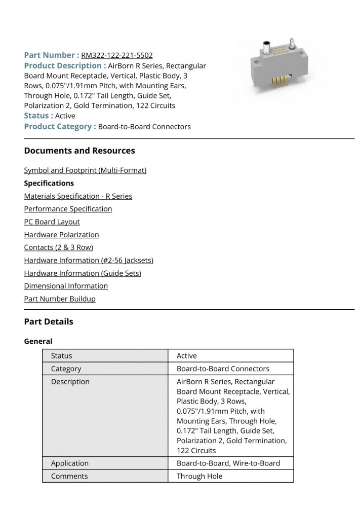 RM322-122-221-5502 technical document page 1