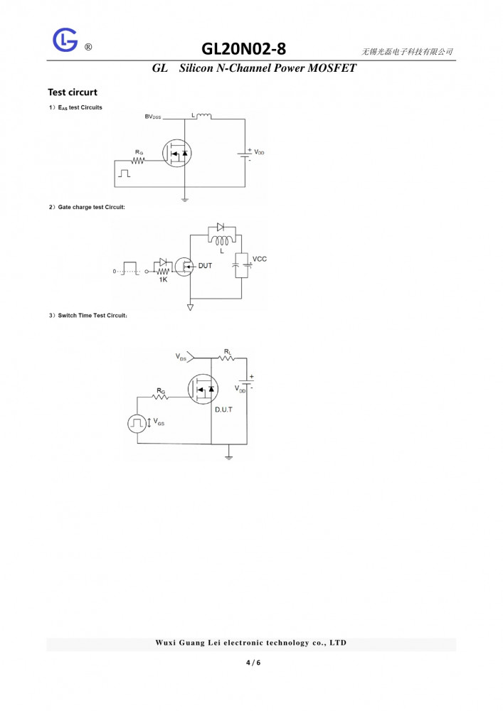 GL20N02-8 datasheet page 4