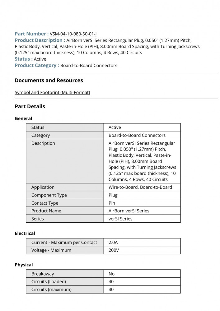 VSM-04-10-080-50-01-J document preview, page 1