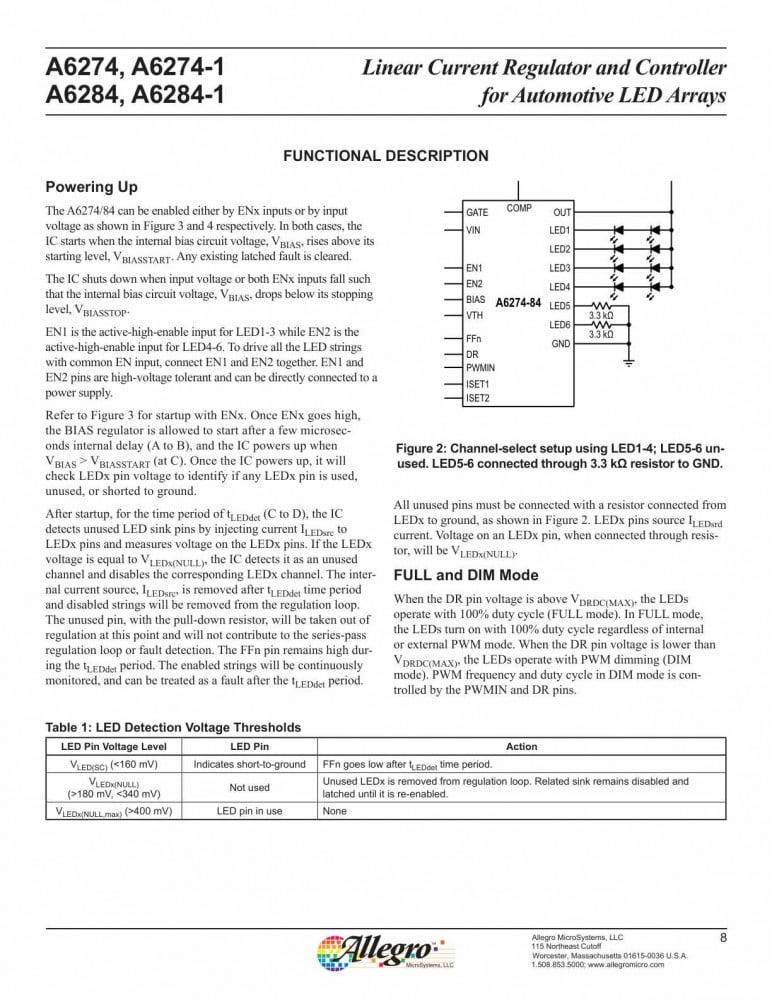 A6274 datasheet page 8