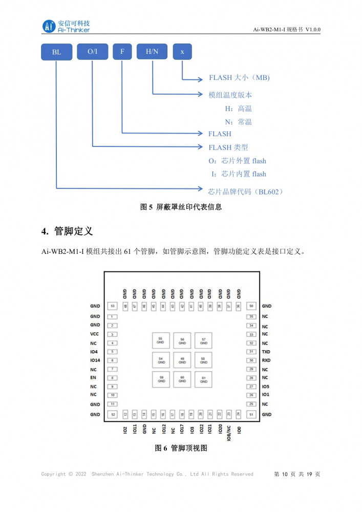 Ai-WB2-M1-I datasheet page 10