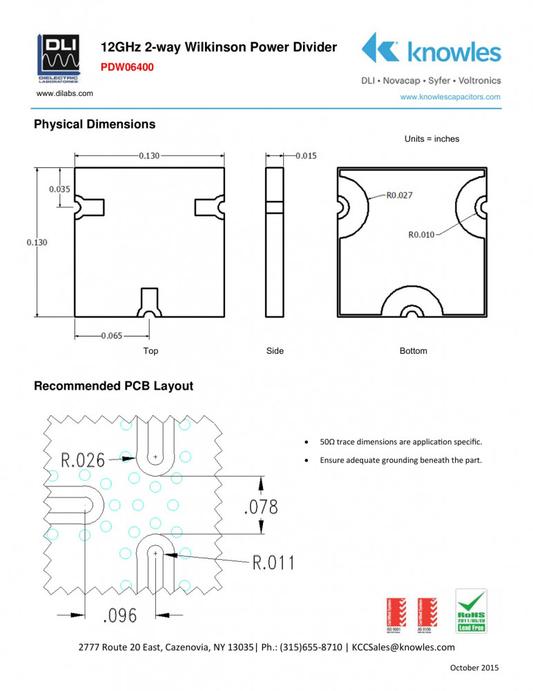 PDW06400 technical document page 2