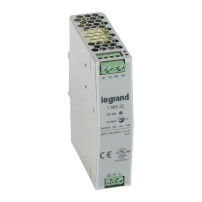 Stabilised mono switching power supply - 75-960 W - output 24 V= - 75 W for sale