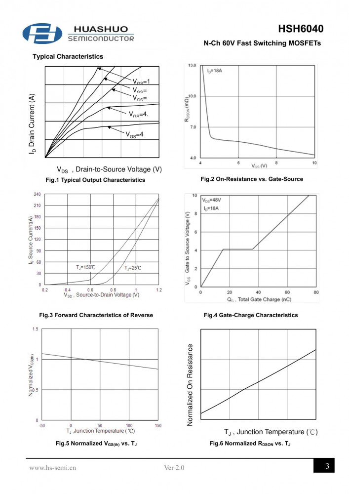 HSH6040 datasheet page 3