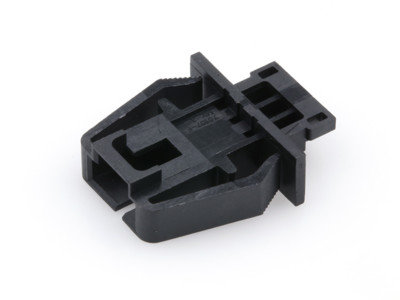 SL Wire-to-Wire Panel Mount Crimp Housing, Single Row, Panel Mount Plug with TPA Feature, 3 Circuits, Black for sale