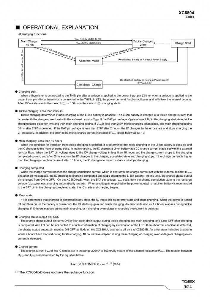 XC6804A3E1QR-G datasheet page 9