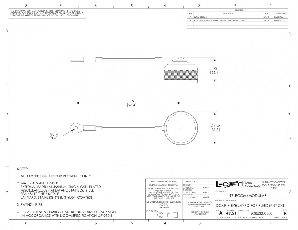 ECRU3203U00 technical document preview
