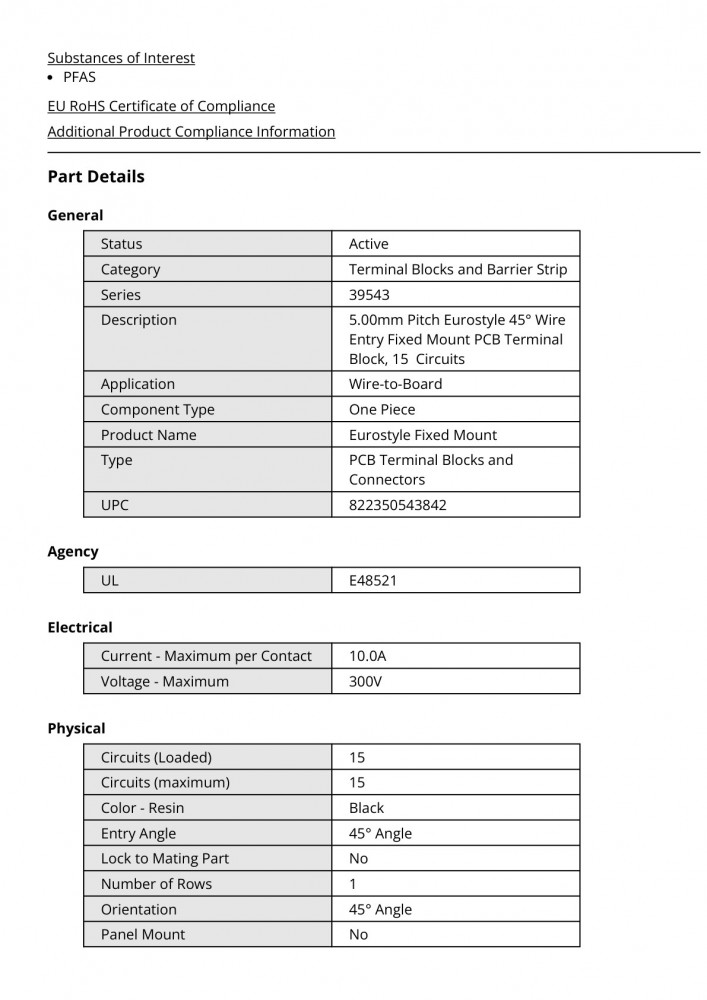 MOLEX 395434315 document image, page 2