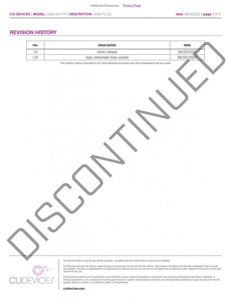 HD03-19-P-FR datasheet page 4