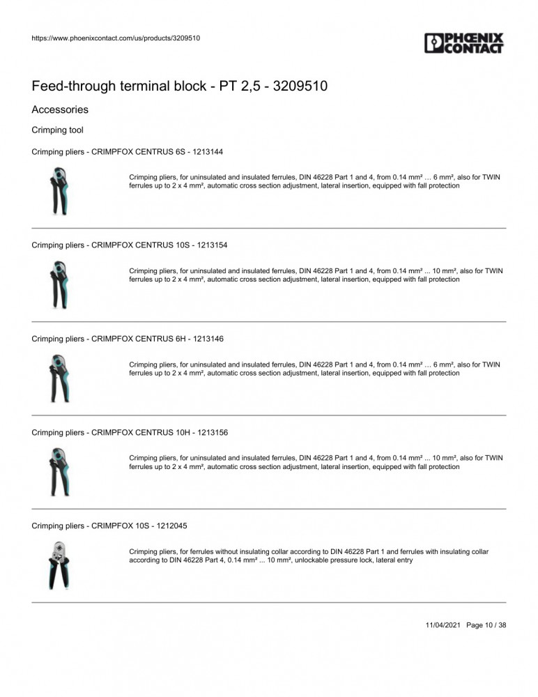 PT 2,5 technical document page 10
