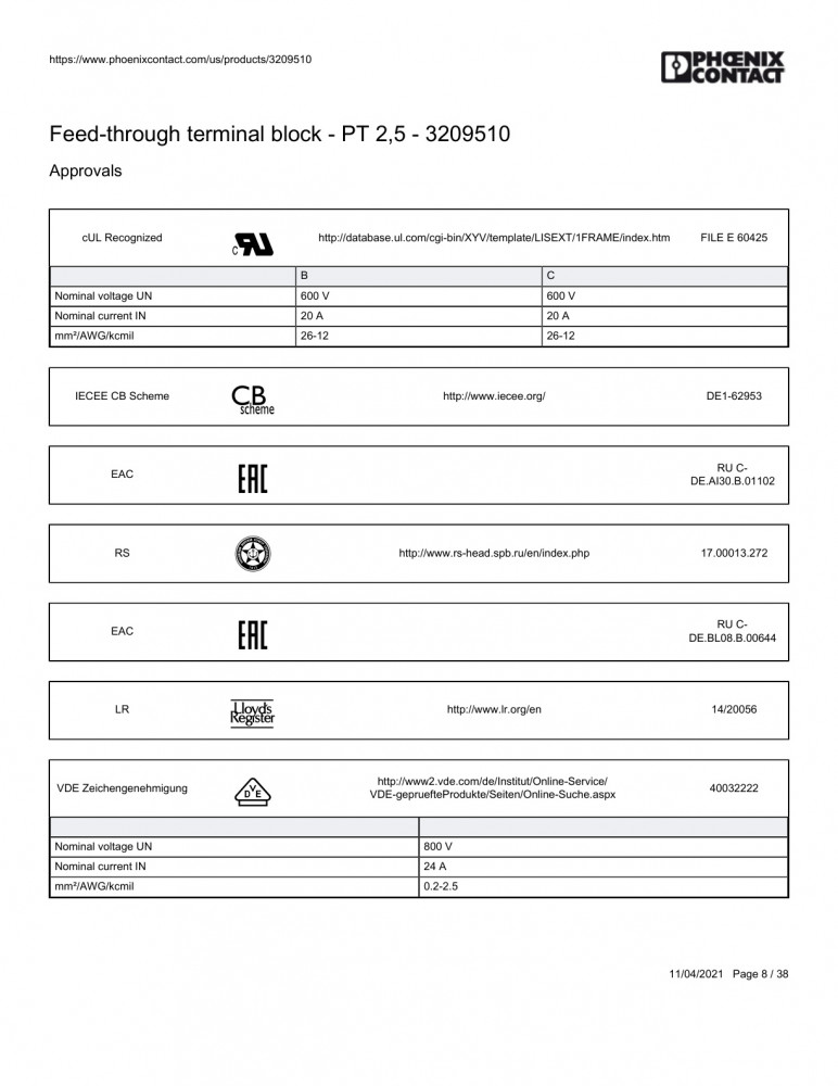 PT 2,5 technical document page 8