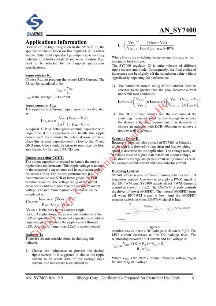 SY7400FCC datasheet page 6
