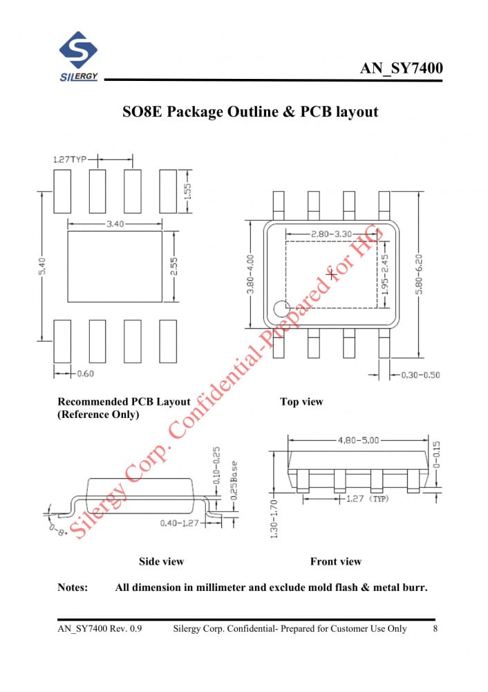 SY7400FCC datasheet page 8