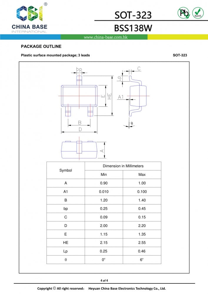 BSS138W datasheet page 4