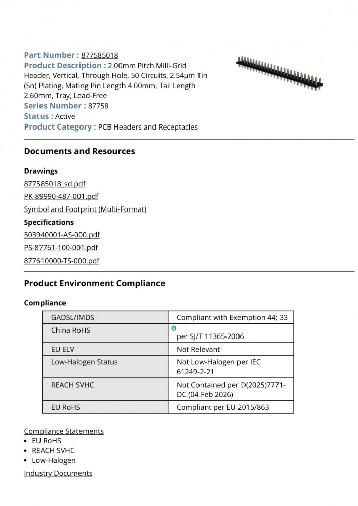 877585018 technical document page 1