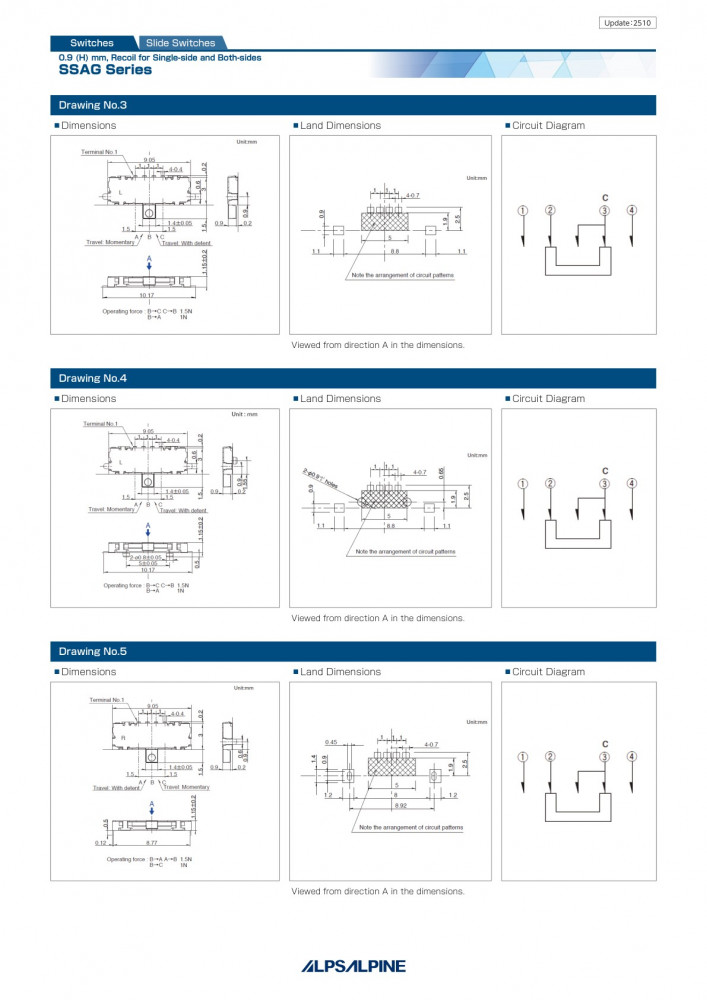 SSAG series technical document page 3