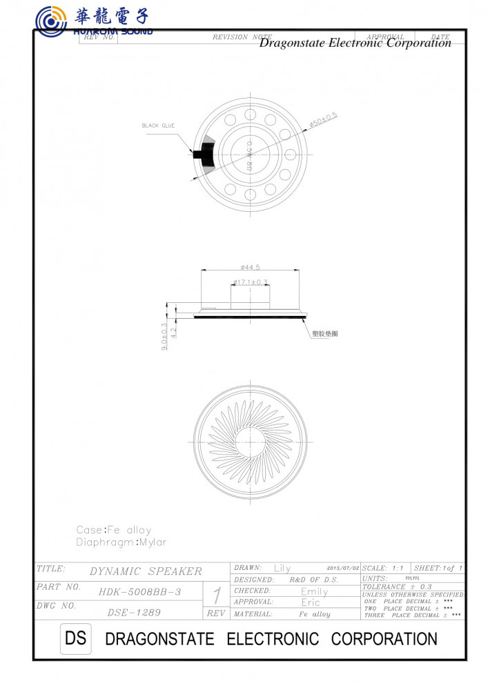 HDK-5008BB-3 reliability page