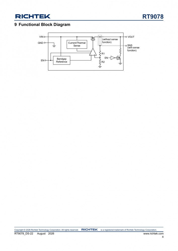 RT9078 datasheet page 4
