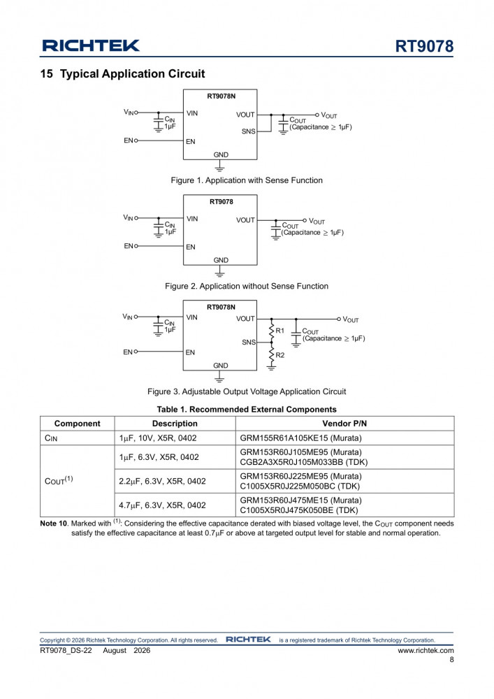 RT9078 datasheet page 8