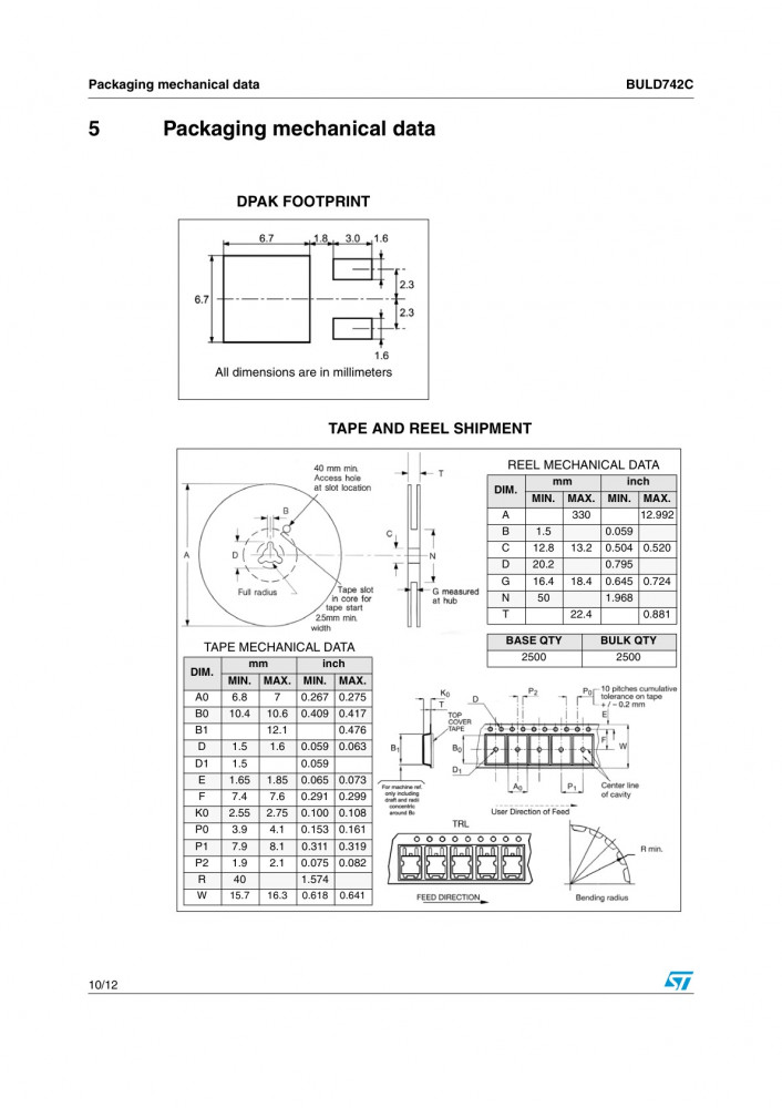 BULD742CT4 datasheet page 10