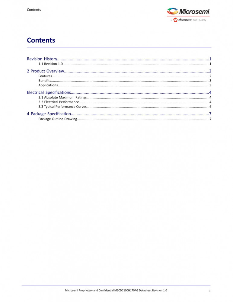 MSCDC100H170AG datasheet page 2