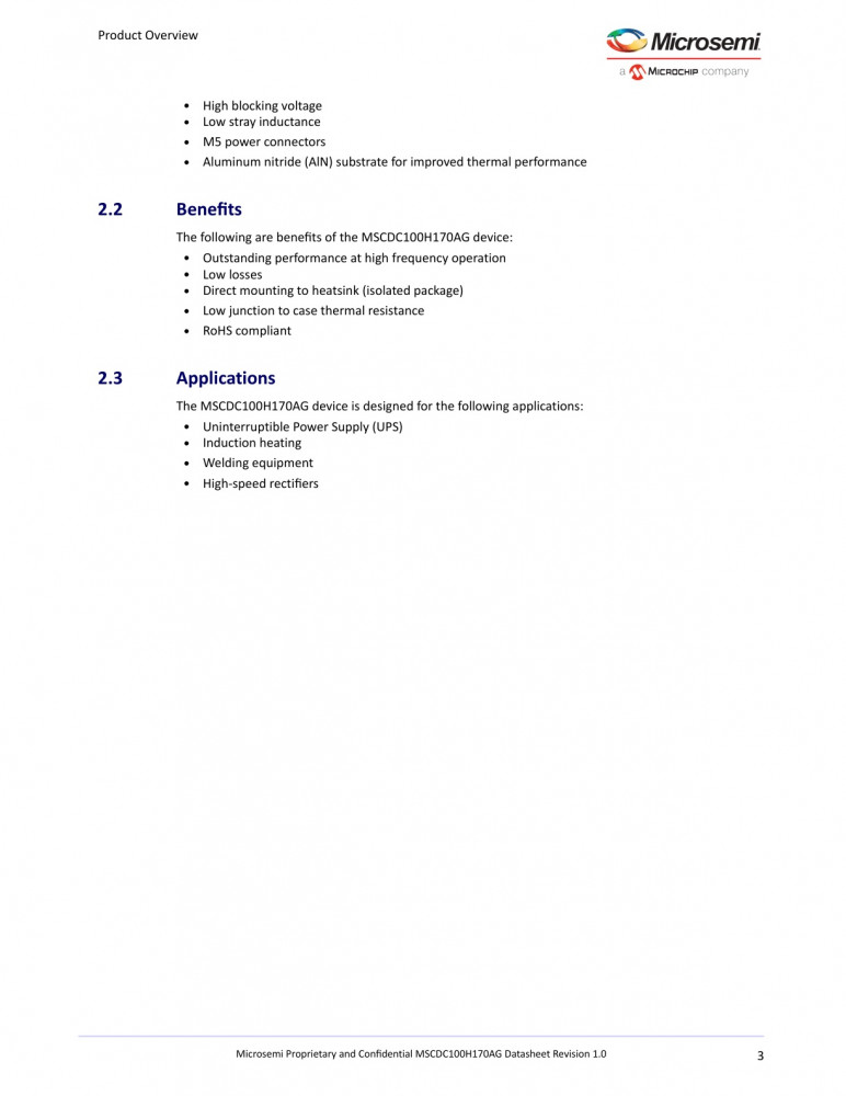 MSCDC100H170AG datasheet page 5