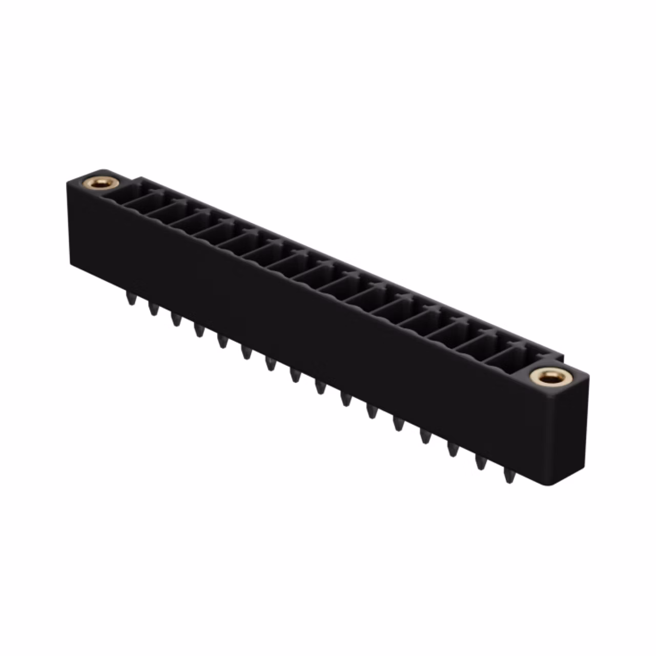3.50mm Pitch Eurostyle Vertical PCB Header, with Threaded Retention Inserts, 16 Circuits for sale