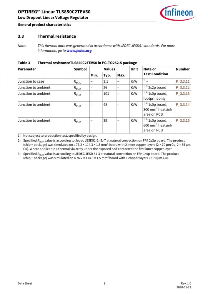 TLS850C2TEV50 datasheet page 8