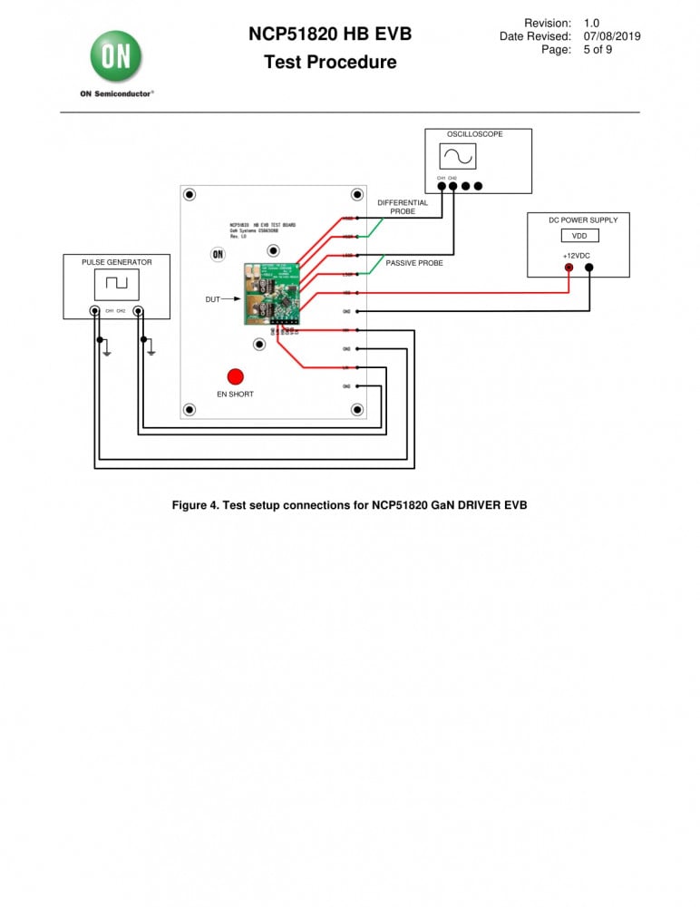 NCP51820 GAN evaluation board document page 5