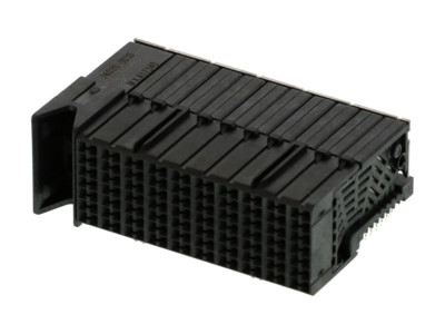 GbX I-Trac Right-Angle Receptacle Module, 1.85mm by 3.70mm Pitch, Left Guide 7 Row, 10 Columns, 140 Circuits, Lead-Free for sale