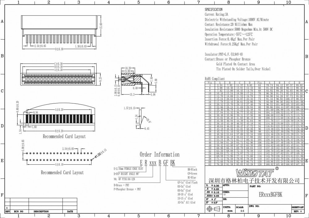 WingTAT ER34BGFBK product document