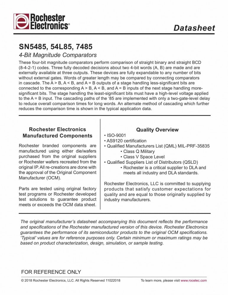 54L86/BCA datasheet page 2