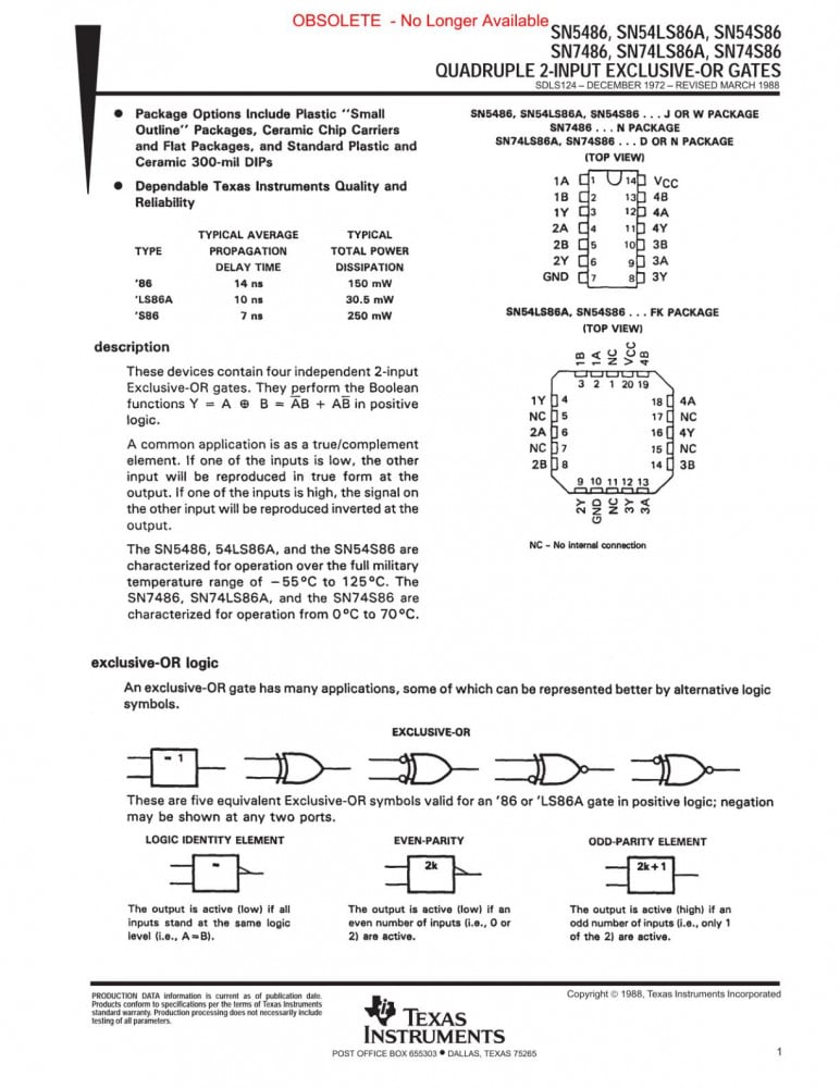 54L86/BCA datasheet page 3