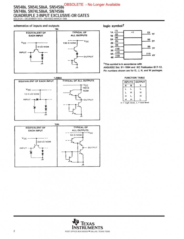 54L86/BCA datasheet page 4