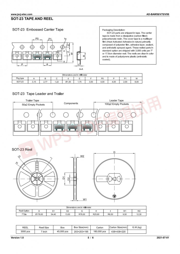 AD-BAV70 datasheet page 5