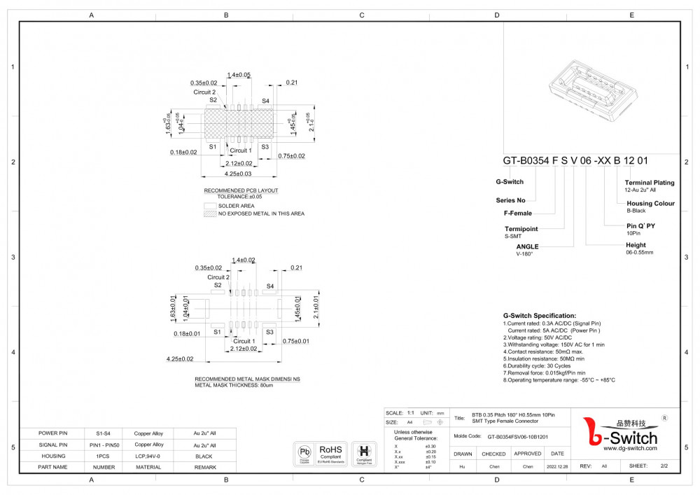 GT-B0354FSV06-10B1201 product document page 2